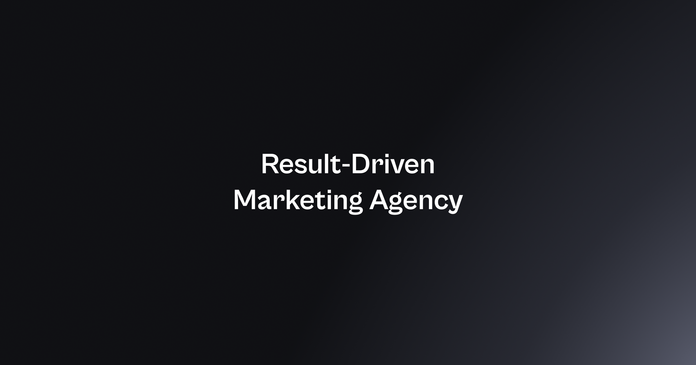 Result-Driven Marketing Agency | Marka Digital